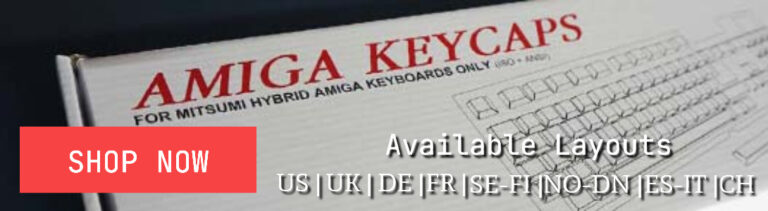 New Amiga Keycaps - Amiga Replacement Cases & Keycaps